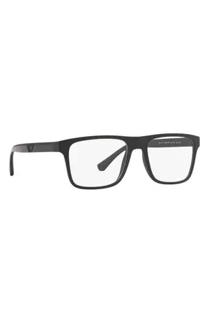 Emporio Armani 52mm Rectangle Eyeglasses