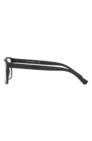 Emporio Armani 52mm Rectangle Eyeglasses