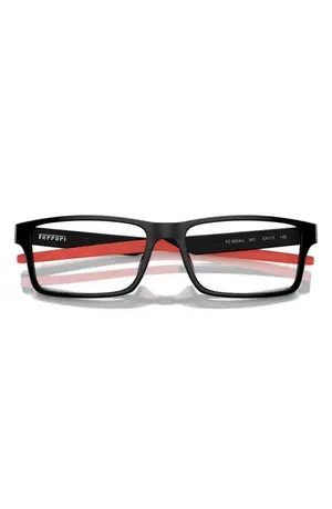 SCUDERIA FERRARI 57mm Rectangle Eyeglasses