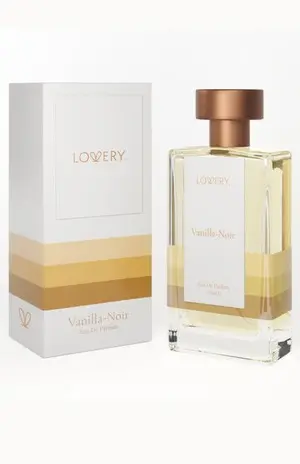 LOVERY Vanilla Noir Eau De Parfum, Made In France - Gold/ Cream
