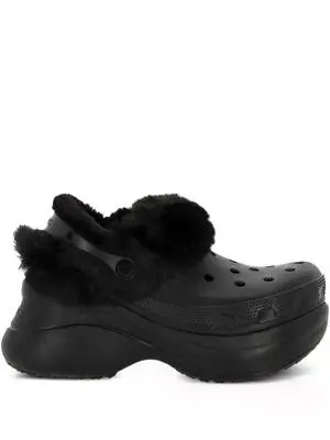 CROCS Bae Textured Lined Platform Slip-on