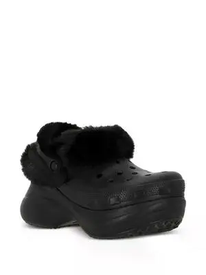 CROCS Bae Textured Lined Platform Slip-on