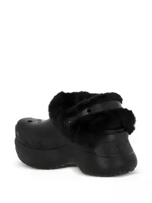 CROCS Bae Textured Lined Platform Slip-on