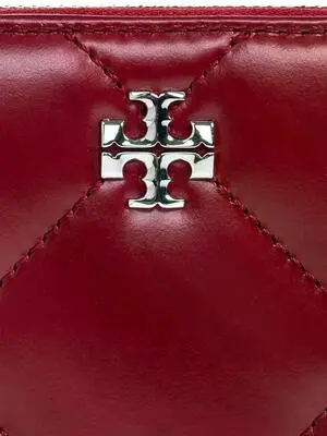 Tory Burch Kira Quilted-design Small Wallet - Red