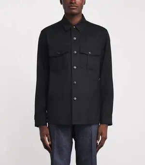 Canali Wool Overshirt