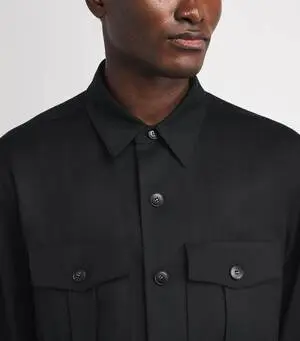 Canali Wool Overshirt