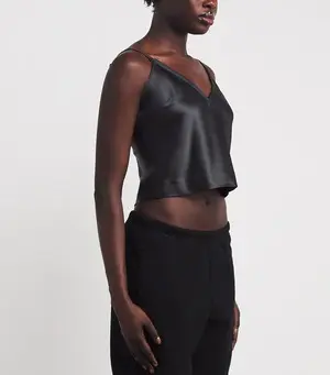 SKIMS Satin Cropped Cami Top