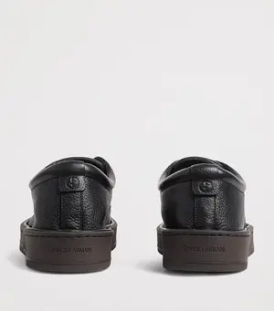 Giorgio Armani Deerskin Slip-ons