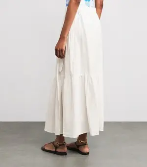 Melissa Odabash Cotton-linen Monroe Maxi Skirt
