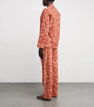 Derek Rose Cotton Ledbury Pyjama Set