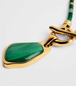Zimmermann Malachite Beaded Ore Necklace