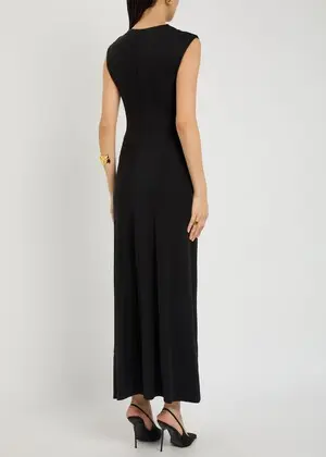 Simkhai Acacia Draped Jersey Maxi Dress