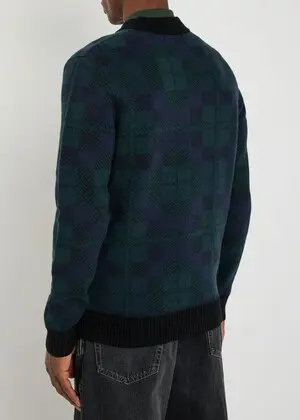 Fred Perry Tartan Wool-blend Jumper