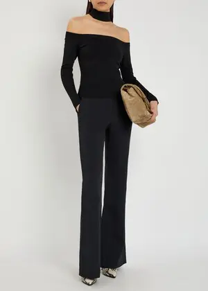 Simkhai Lila Choker-effect Knit Top