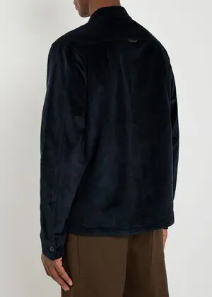Fred Perry Logo-embroidered Corduroy Overshirt