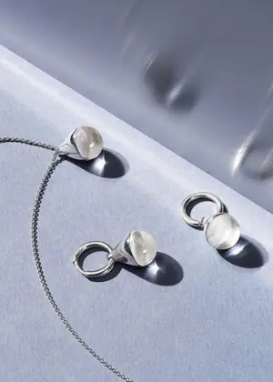 OTIUMBERG Stilla Quartz Drop Earrings