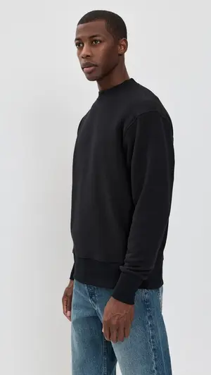 POWER GOODS Crewneck Fleece Back Sweatshirt