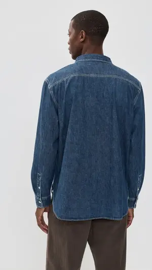 ALEX MILL Easy Shirt In Denim
