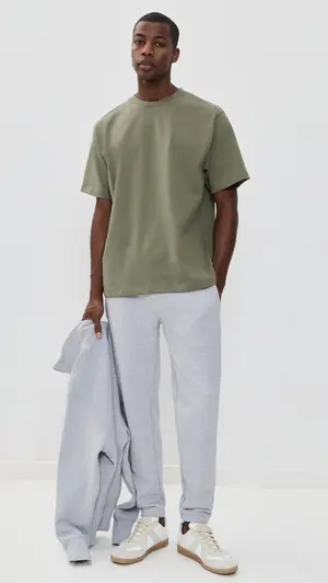 POWER GOODS Super Weight Tee - Olive