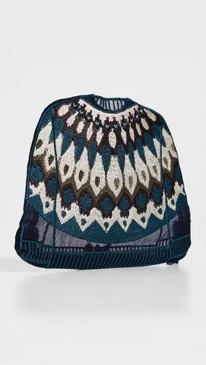Sea Brigitte Tanaka X Antonia Fair Isle Coin Purse
