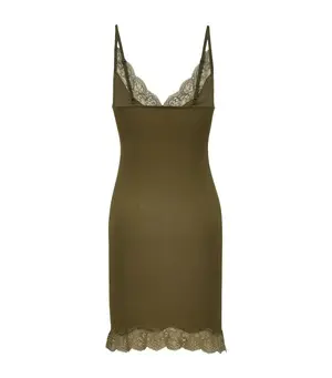 Saint Laurent Silk Lace Mini Dress