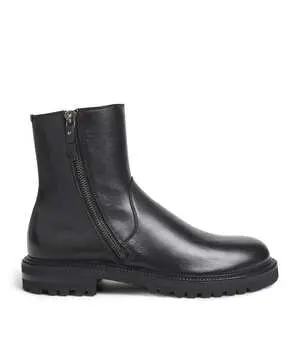 Giorgio Armani Paneled Boots For Men