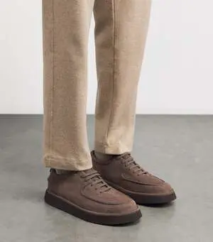 Giorgio Armani Suede Oxford Shoes