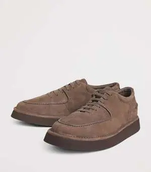 Giorgio Armani Suede Oxford Shoes