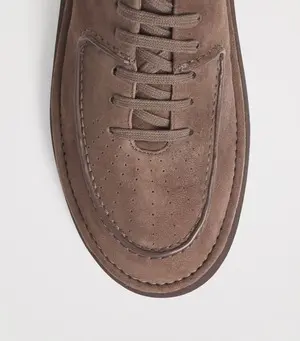 Giorgio Armani Suede Oxford Shoes