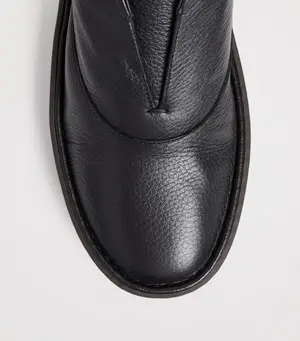 Giorgio Armani Deerskin Leather Slippers