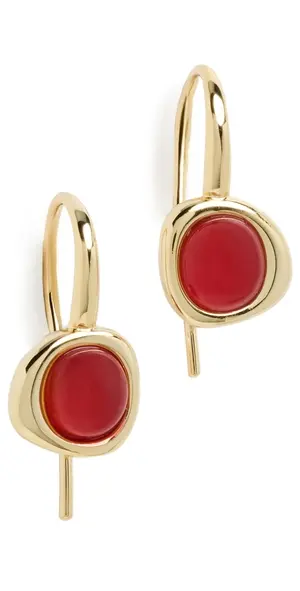 LUV AJ Amber Honey Hook Earrings - Gold