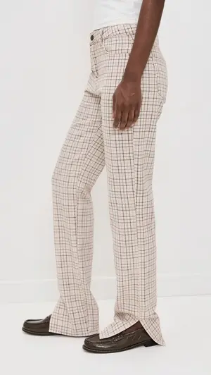 Lioness Alabama Plaid Jeans