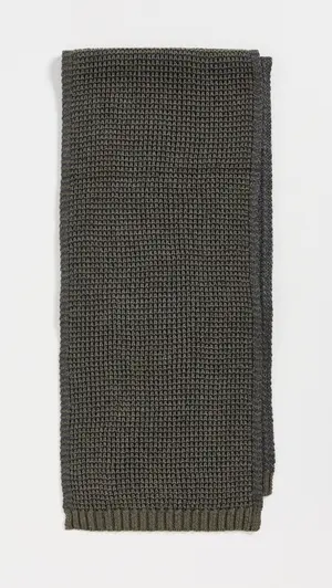 Faherty Brand Plaited Waffle Scarf