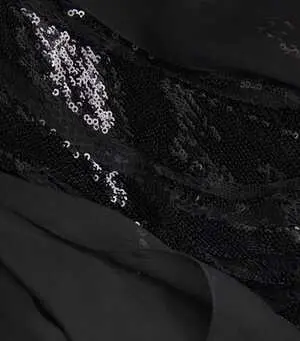 Zuhair Murad Sequined Cape Gown