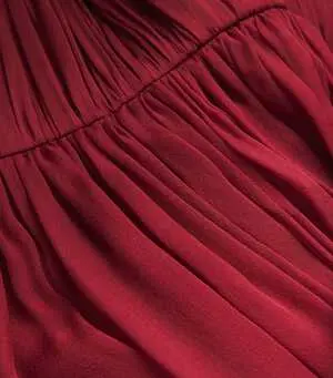 Zuhair Murad Silk Ruched Gown