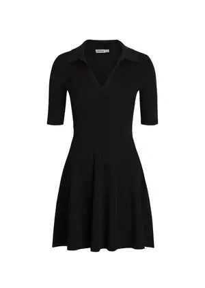 Women's Ribbed Polo Dresses