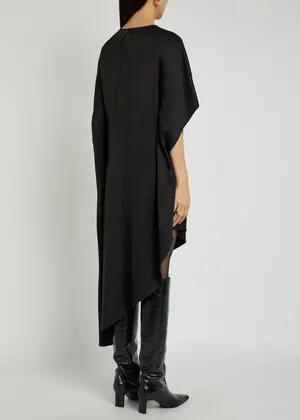 Simkhai Sadia Asymmetric Satin Mini Dress