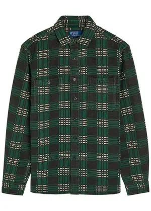 Ralph Lauren Checked Flannel Shirt - Green