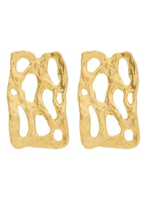 LYNYER Mystic 24kt-plated Drop Earrings - Gold