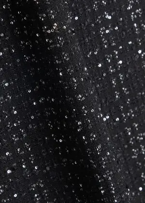 Veronica Beard Sequin-embellished Knit Midi Skirt