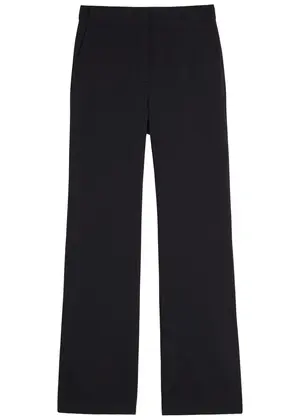 Simkhai Kenna Flared-leg Woven Trousers - Black