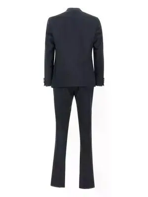 MARCHESANI Satin Trim Three-piece Suit
