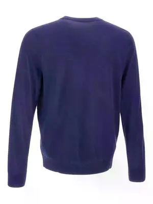 Paul Smith Embroidered-logo Crew-neck Sweater