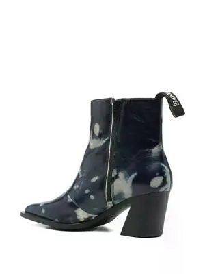 Camper Karole Square-toe Heeled Boots - Black