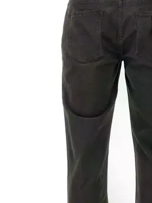RE-HASH Rubens Z Logo-patch Stretch Trousers - Grey
