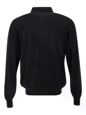 FILIPPO DE LAURENTIIS Long-sleeves Ribbed Polo Shirt