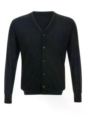 KANGRA Button V-neck Cardigan