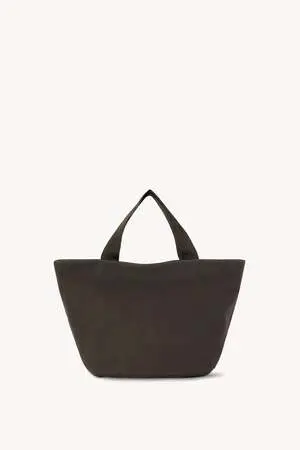 THE ROW Sisal Cotton Canvas Tote Bag - Brown