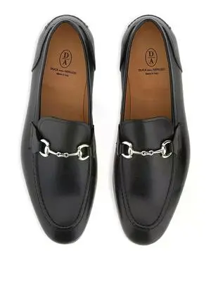 DUCA DEGLI ABRUZZI Leather Loafers With Metal Detail
