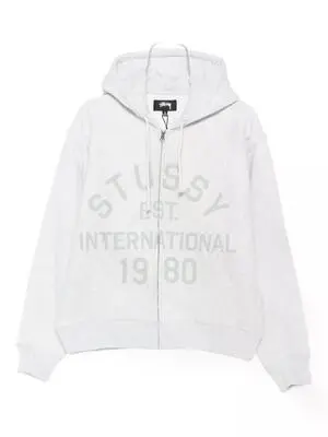 StÜssy Zip-up Hoodie - Grey